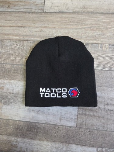 New Beanie Hat Matco Tools Logo Black One Size Mens Warm Hat Activewear ...