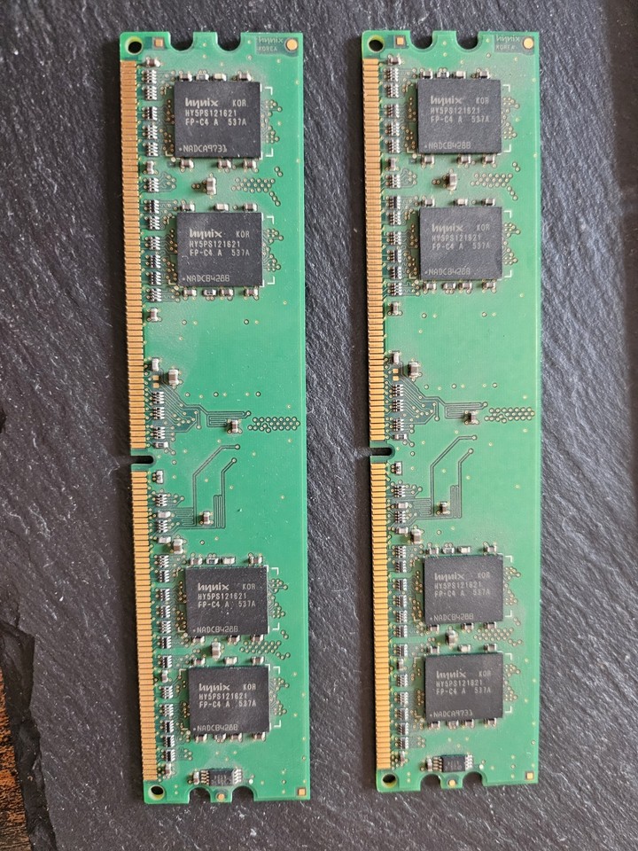 2 x 256MB Hynix DDR2 RAM Modules *UNTESTED* | eBay
