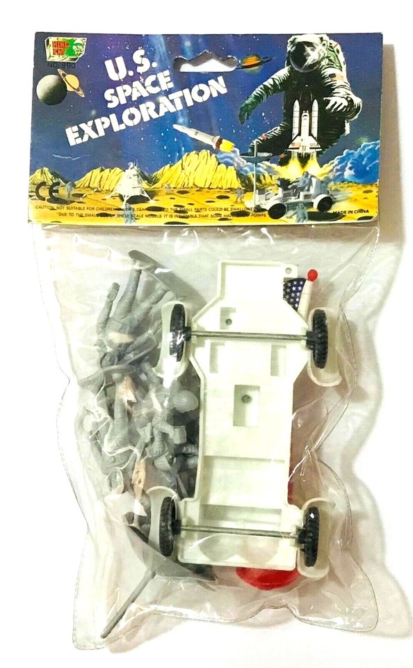 VINTAGE HING FAT U.S. SPACE EXPLORATION PLASTIC SOLDIERS NEW SEALED BAG ...