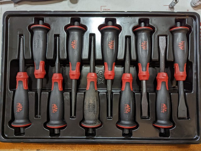 Mac Tools 10 PC Molded Grip Punch & Chisel Set PCHG10SA for sale online ...