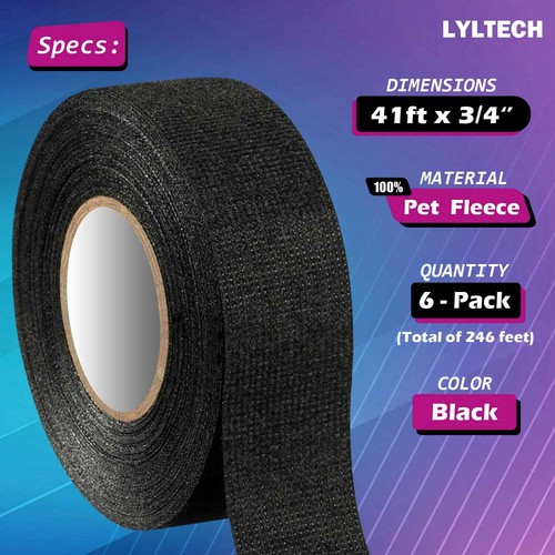 10 Rolls 19mm x 15m Wiring Harness Loom Insulation Adhesive Tape Cloth ...