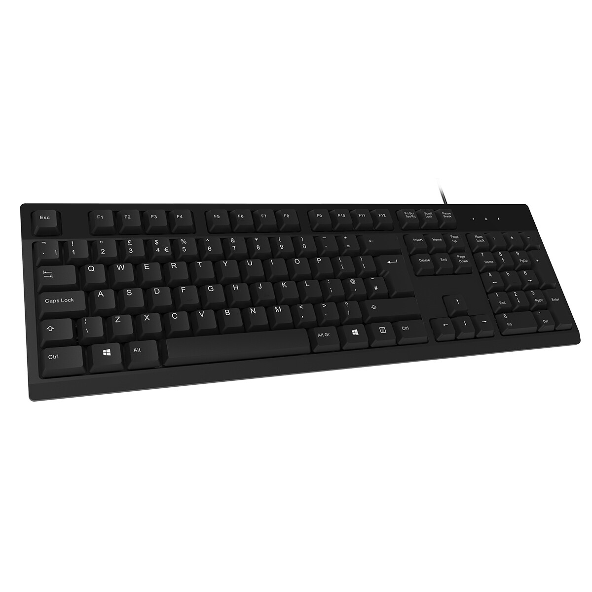 CIT USB Wired Keyboard Full Size QWERTY UK Layout For PC Desktop Laptop ...