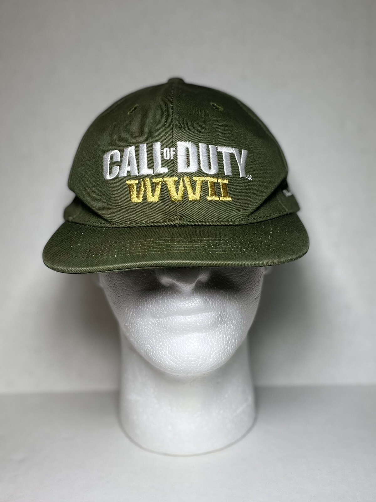 Call Of Duty HAT WWII WW2 Snapback COD Army Green Gamer Sledgehammer ...