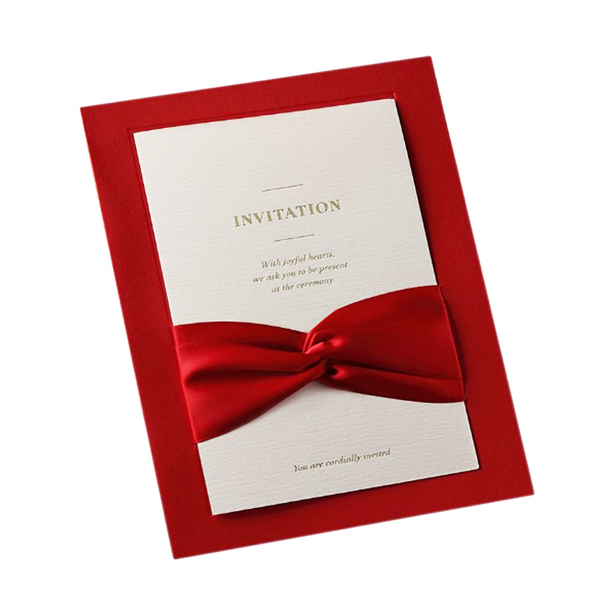 Invitations Ribbon Through