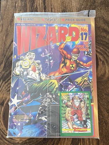 Wizard Magazine #17 McFarlane Bagged Sealed With Cards NM 1992 Combined ...