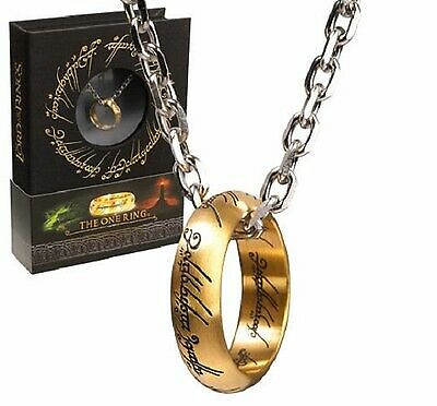 Lord of The Rings The One Ring Replica Noble Collection 1588 Gold ...