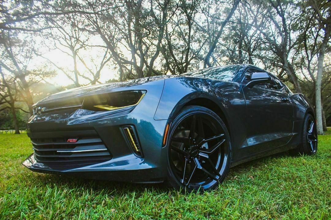 20" Staggered MRR M755 Flow Forge Wheels For Chevy Camaro Gloss Black ...