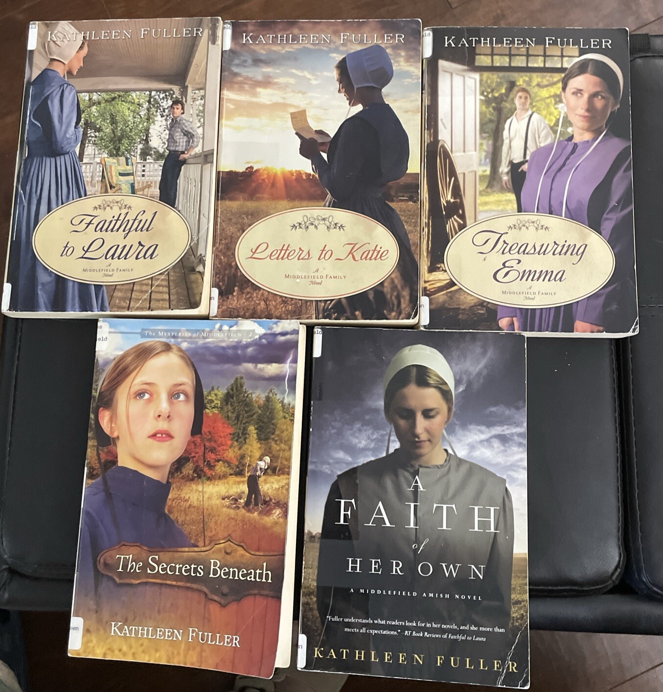 Kathleen Fuller Lot Of 5 Amish Fiction books Middlefield Family Novels ...