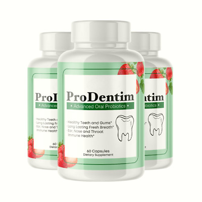 3-Pack Prodentim for Gums and Teeth Health ProDentim Dental Formula 180 ...