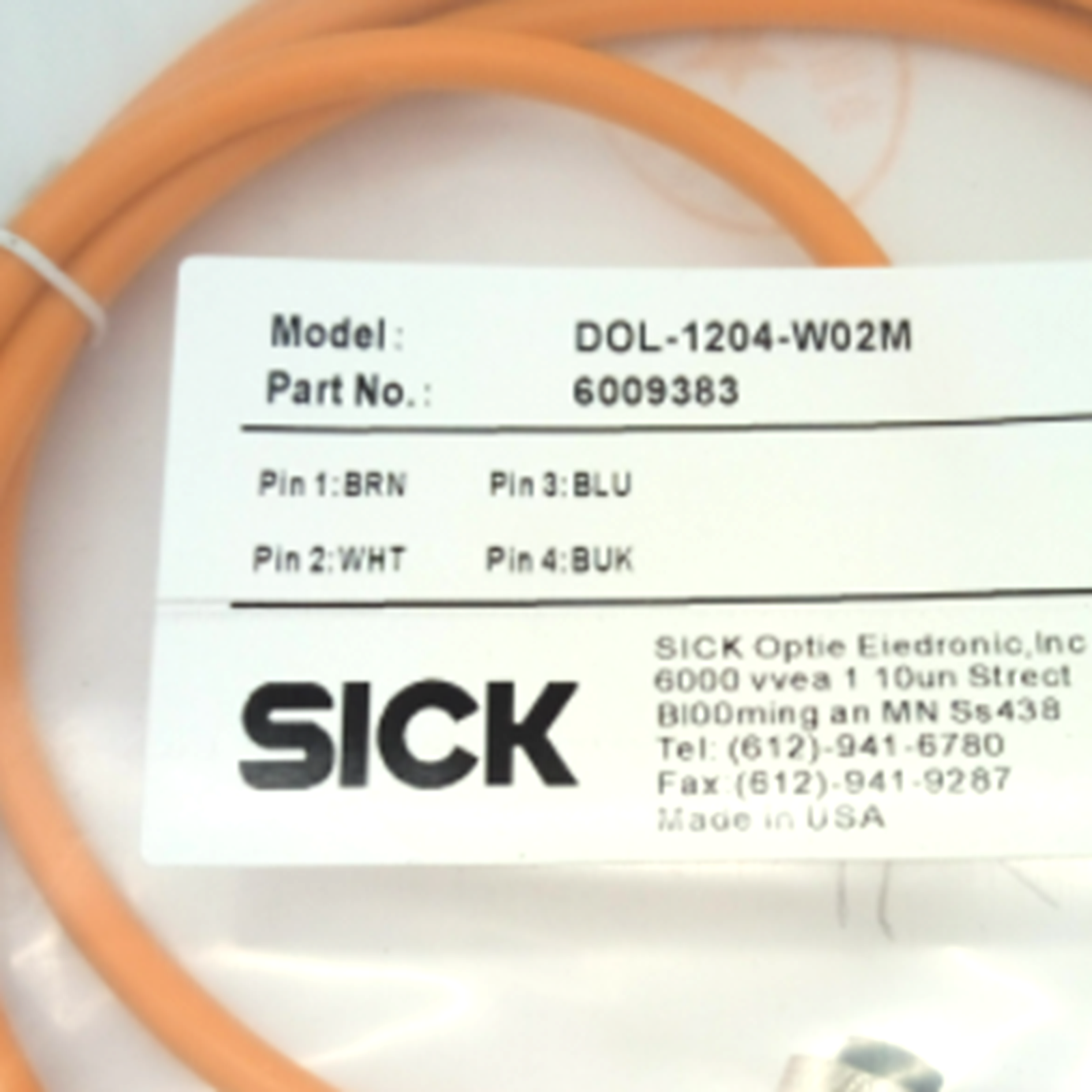 NEW SICK DOL-1204-W02M PLC Cable | eBay