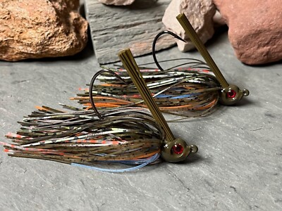 Bluegill - 2 Pack - Swim Jigs Bass Fishing Jig Lure | eBay