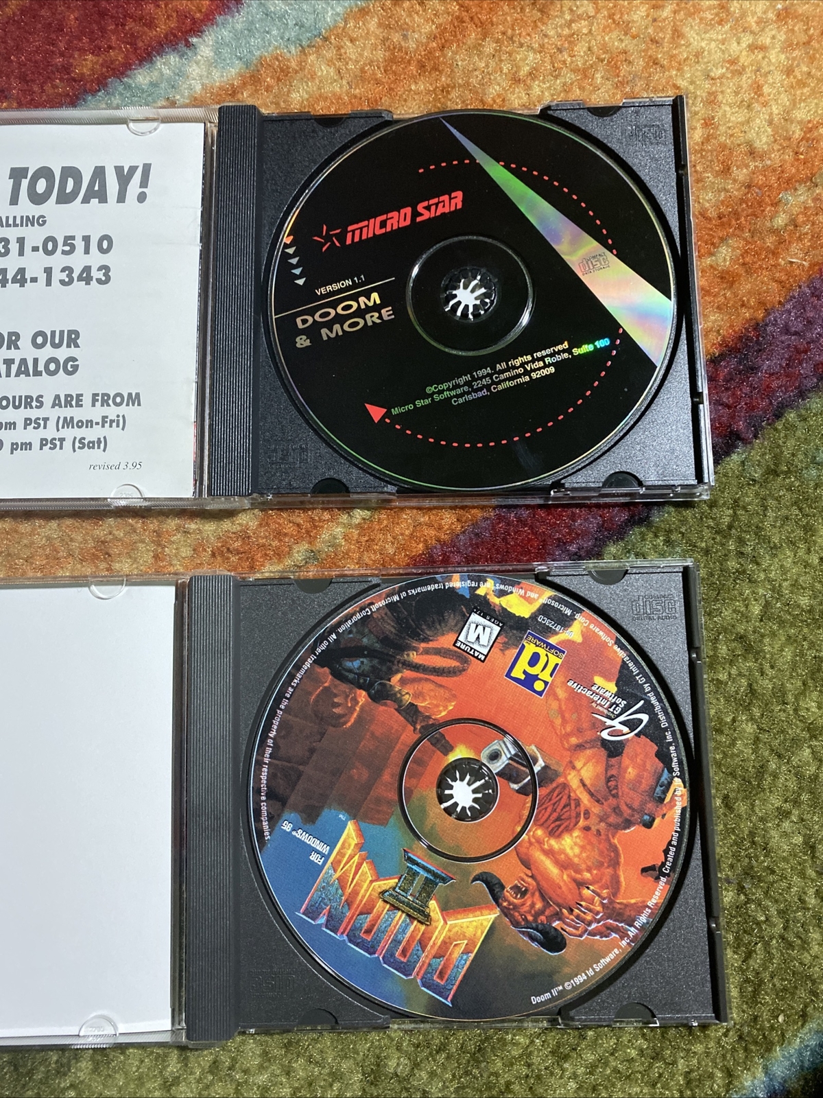 Doom & Doom II CD-Rom Windows 95 1994 GT Interactive Software 742725100763| eBay