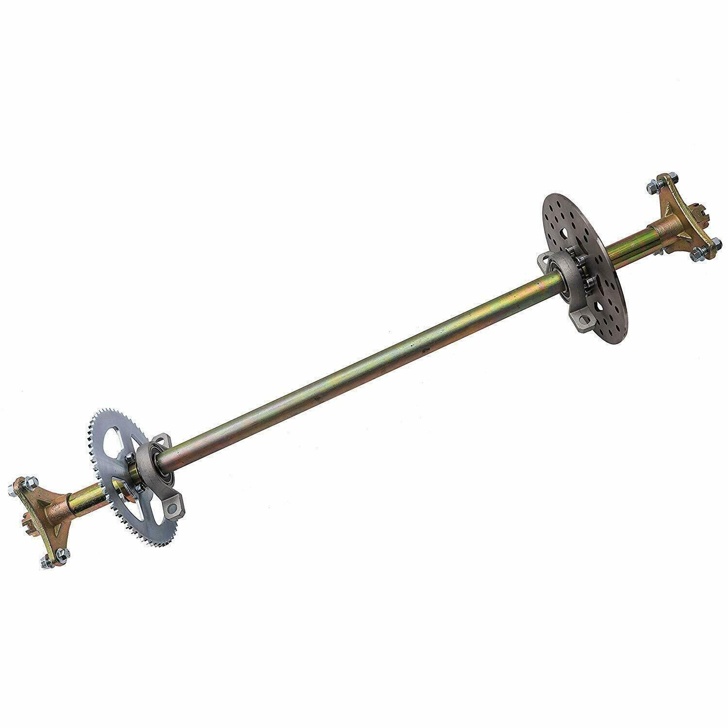 Go Kart Rear Axle Kit Complete +Pair 13x5.00-6 Wheels Hub Cart Part Off ...