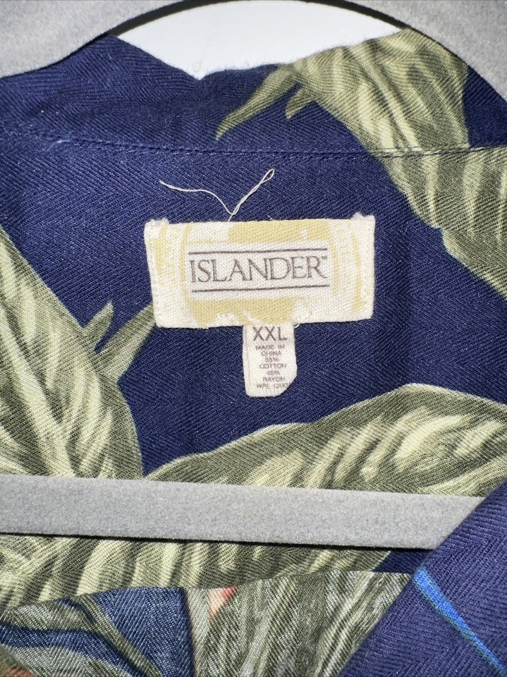 Islander Men's Hawaiian Shirt Size XXL Cotton And Rayon Blend | eBay