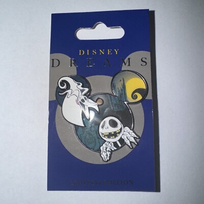 DISNEY DLR DISNEY DREAMS COLLECTION JACK SKELLINGTON & ZERO PIN MINT LE ...