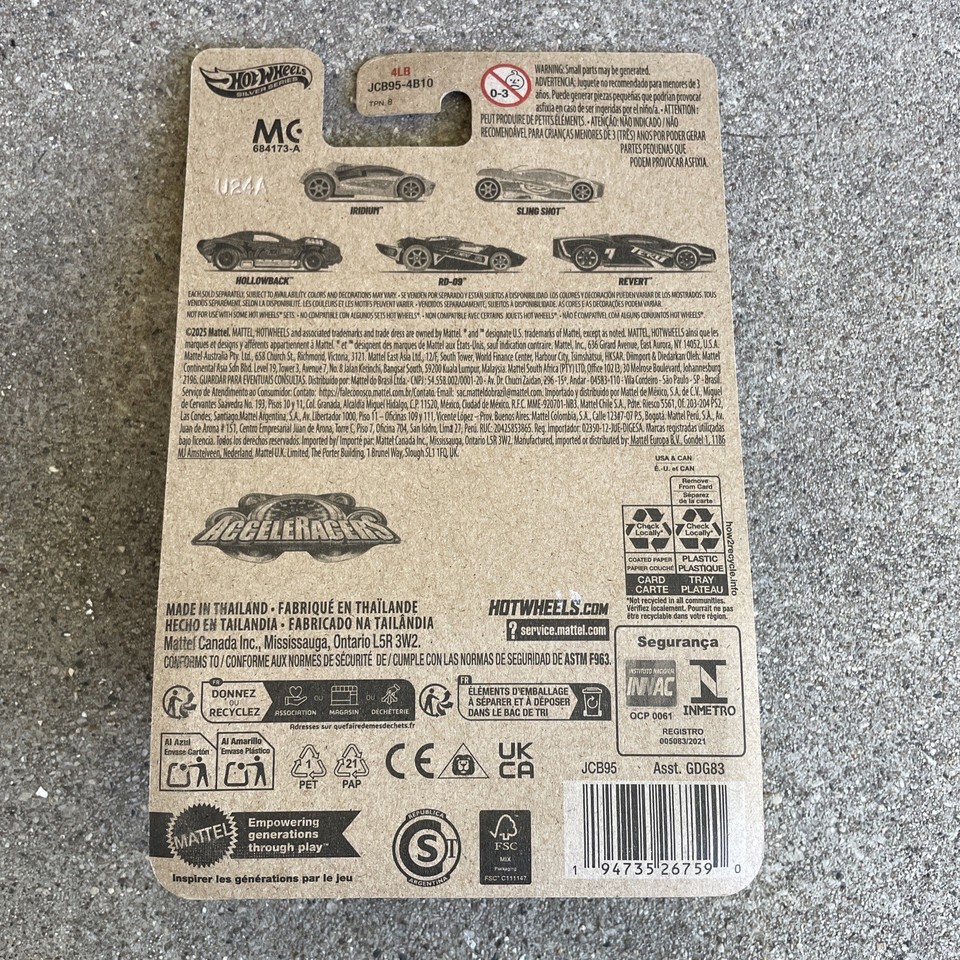 2025 Hot Wheels Silver Series Acceleracers Complete Set Lot 5 Revert ...