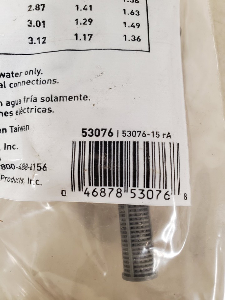 *2 10-PACKS* Orbit Full Pattern Sprinkler Nozzle with Filters (53076 ...