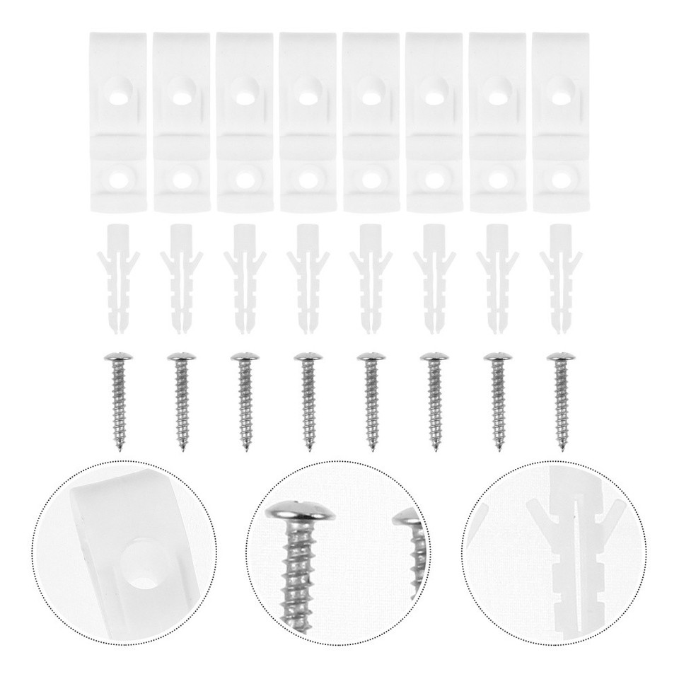 4 Sets Roman Roller Hook Curtain P-shaped Clip Vertical Blind Clips ...