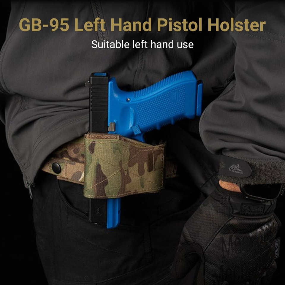 UniPro GB-95 Left-Hand Universal Tactical Holster, MC Pattern, 500D ...