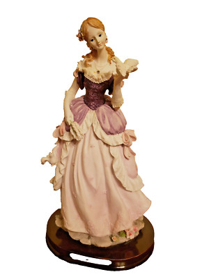 Woman With Doves in Purple and Pink Dress Porcelain Figure / Giovanni ...
