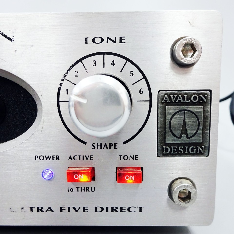 AVALON DESIGN U5 High Voltage DI Preamp Direct Box Silver Dynamic Sound ...