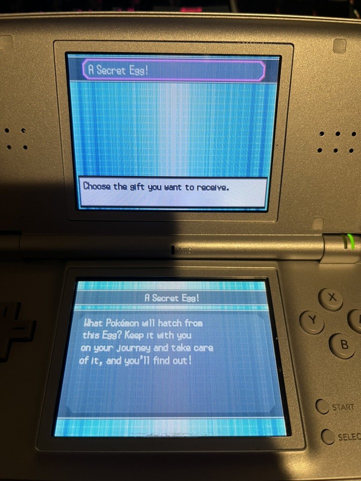Pokémon DS Distribution Cartridge Secret Egg NTR-Y82E-USA | eBay