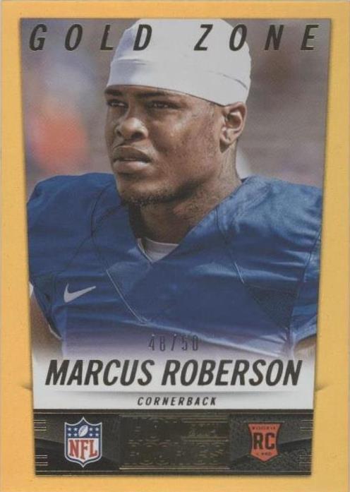 2014 Panini Hot Rookies - Rookie Marcus Roberson #402 Gold Zone /50 for ...