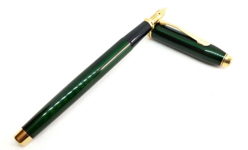 Cross Townsend Green Marble Lacquer - Fountain Pen - M Nib 14Kt 585 | eBay