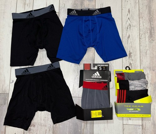 Tek Gear Dry Tek/Adidas/Nike 8-pack Boxer Briefs size S 6-8 - Wicking ...