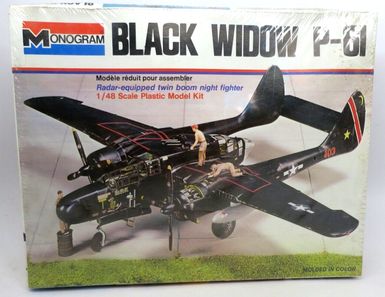 Monogram 1/48 Black Widow P-61 Model Kit 7546 | eBay