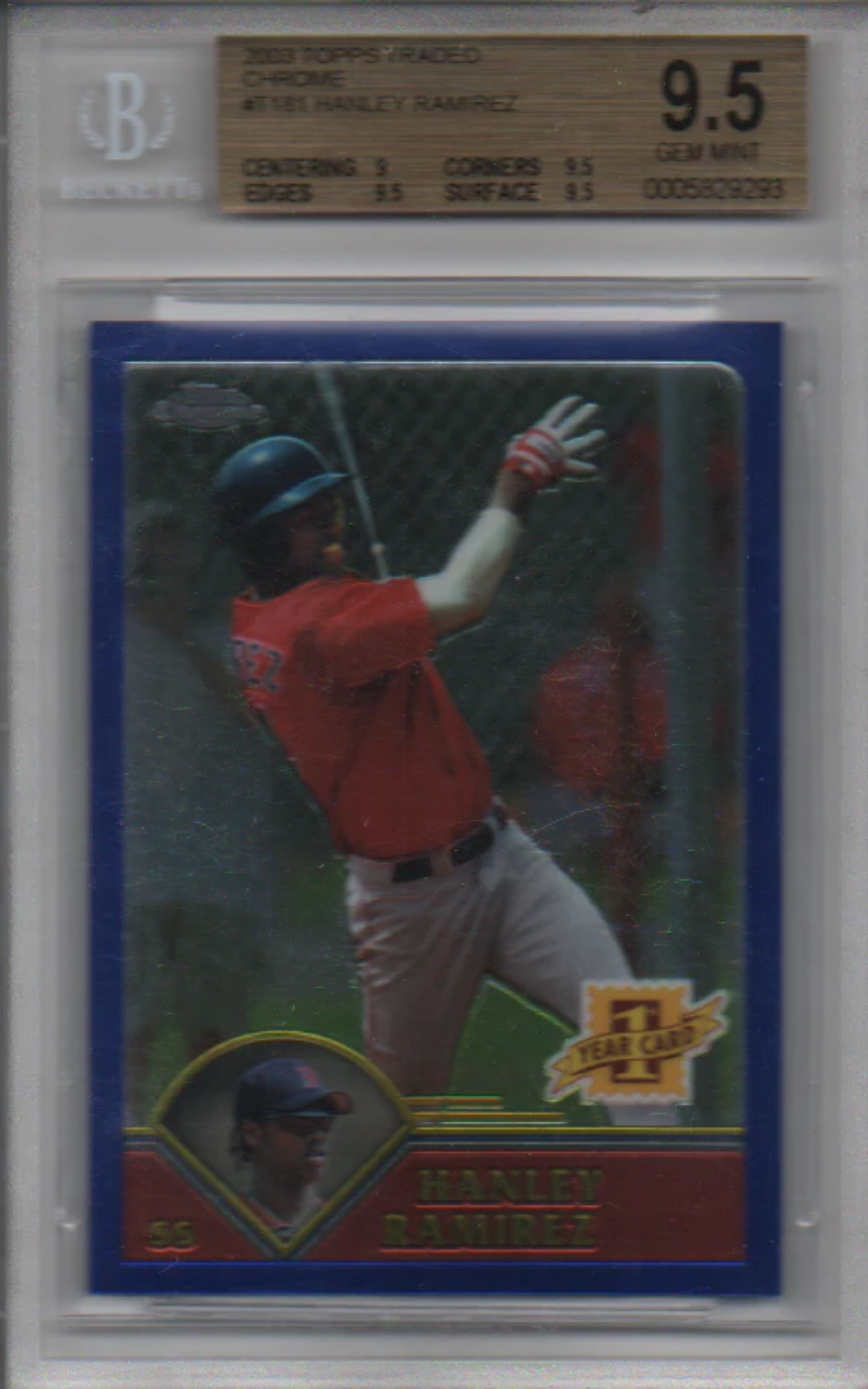 Hanley Ramirez 2003 Topps Chrome Traded Rookie Card (BVG) | eBay
