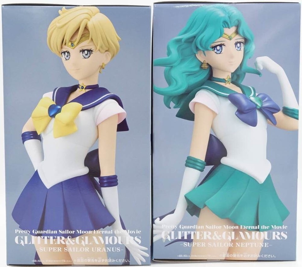 Glitter & Glamours Sailor Moon Eternal the Movie SUPER SAILOR URANUS NEPTUNE Set | eBay