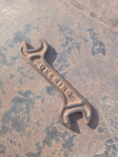 Vintage 6.5” Deering Hay Rake Double Open End Wrench 3/4-7/8 (McCormick ...