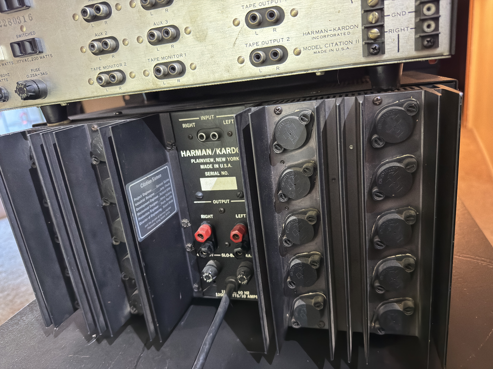 HARMAN KARDON CITATION SIXTEEN AMPLIFIER 150WPC MONSTER SIZE AND ...