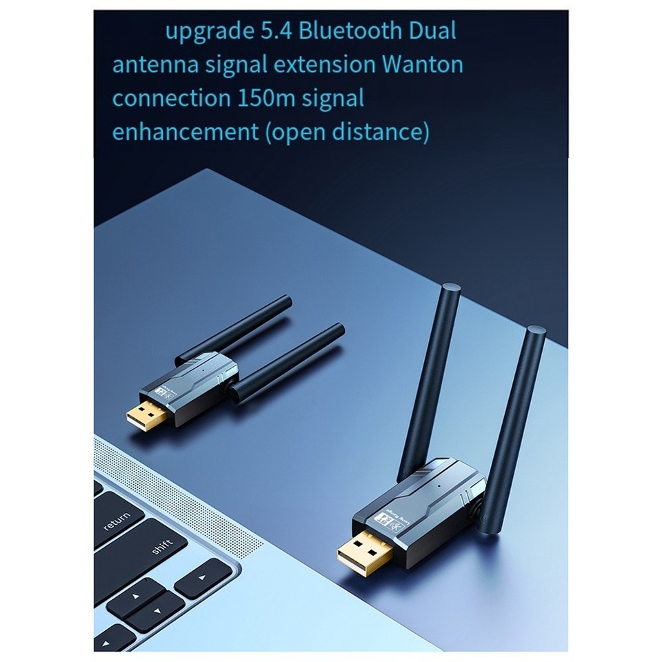 150 Meter Bt5.4 Bluetooth-Adapter Freilauf Computer USB Bluetooth Audio ...