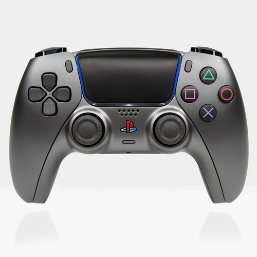 Gunmetal Classic Gray Killscreen Esports DualSense Grey Retro PS5 ...