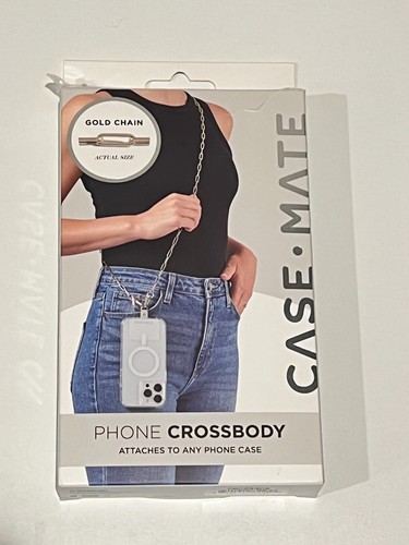 Case-Mate - Crossbody Chain for Any Cell Phone - Gold | eBay