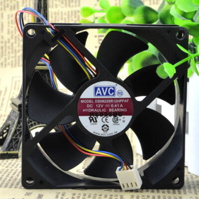 AVC 9025 9cm DS09225R12HPFAF PWM 4-wire Chassis Cooling Fan | eBay
