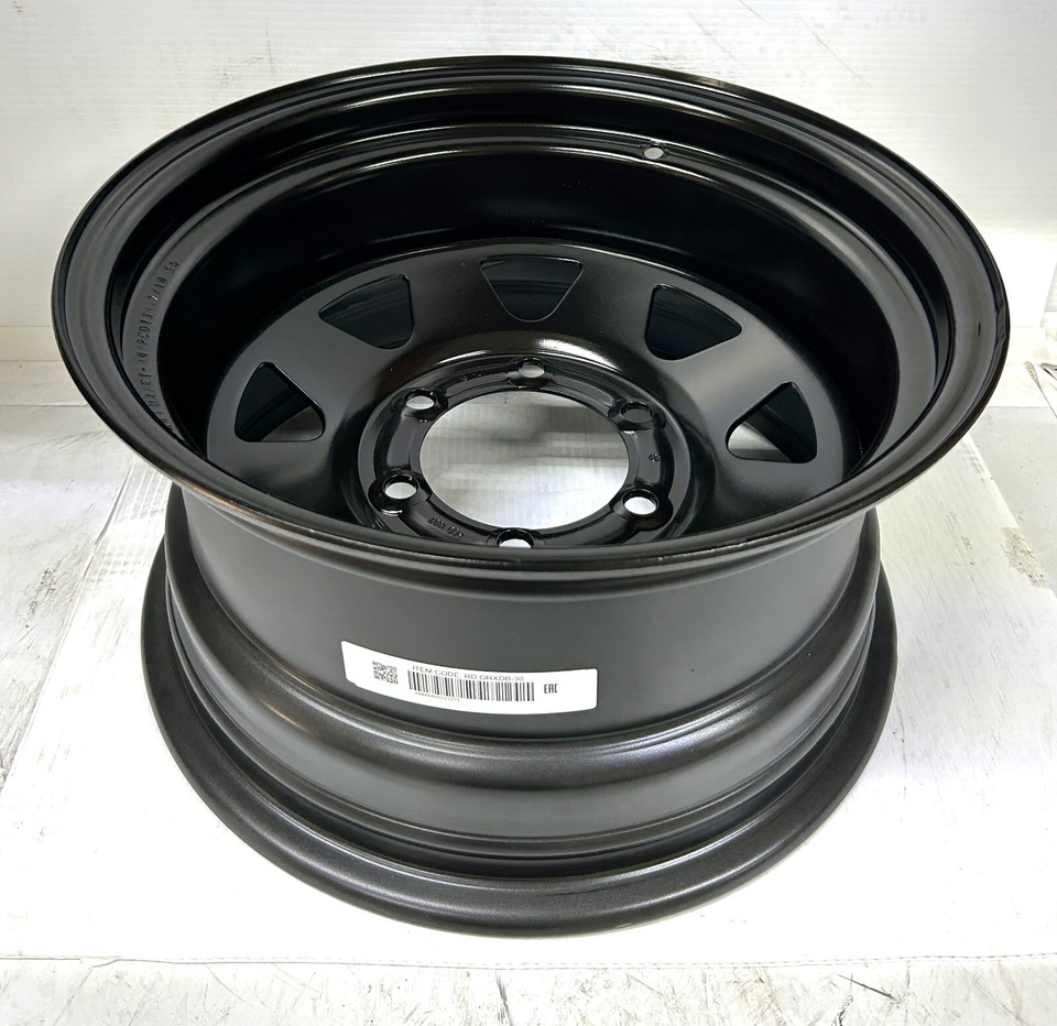 15X8 Inch 6 Lug Black Spoke Wheel Rim GMC Chevy 4x4 N158655 BS | eBay