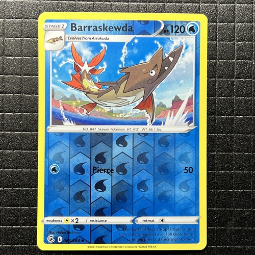 Barraskewda #083/264 SWSH Fusion Strike Pokemon Reverse Holo Uncommon ...