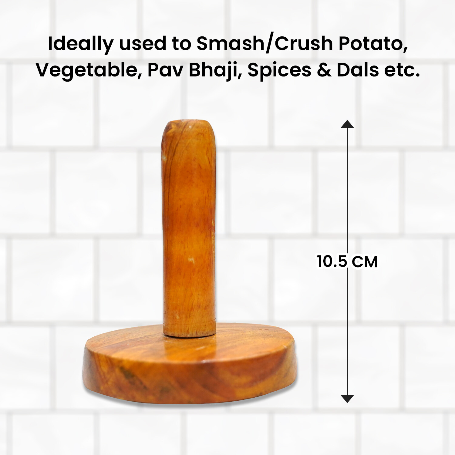 Wooden Chapati Press Roti Fluffer Paratha Indian Datta Press Long Life ...