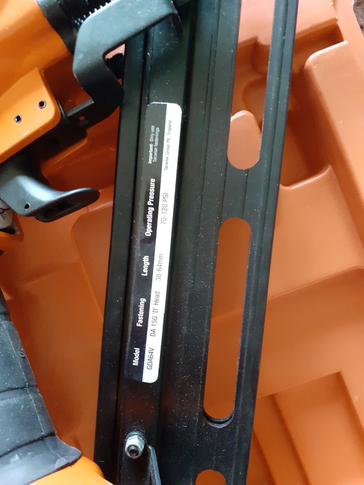 Tacwise GDA64V2 Air 15G DA Angled Finish | Grelly UK