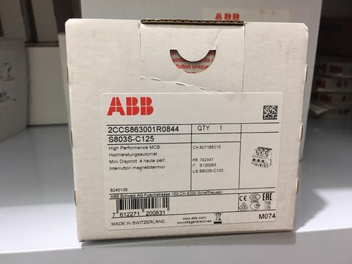 S803S-C125 ABB High Performance MCB Brand New Fast Shipping | eBay