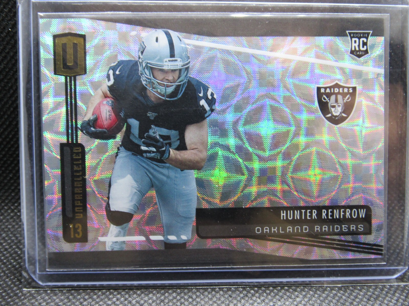 2019 HUNTER RENFROW 12/135 UNPARALLELED SPECIAL TYPE REFRACTOR ROOKIE ...