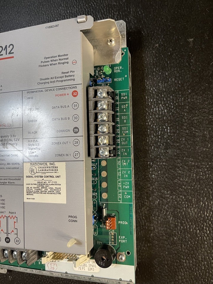 RADIONICS D7212 DIGITAL ALARM COMMUNICATOR TRANSMITTER - Tested Working ...