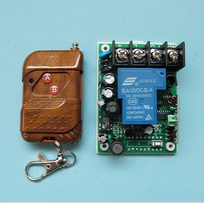 AC 110v-220v 30A 1 channel Wireless remote control light switch for ...