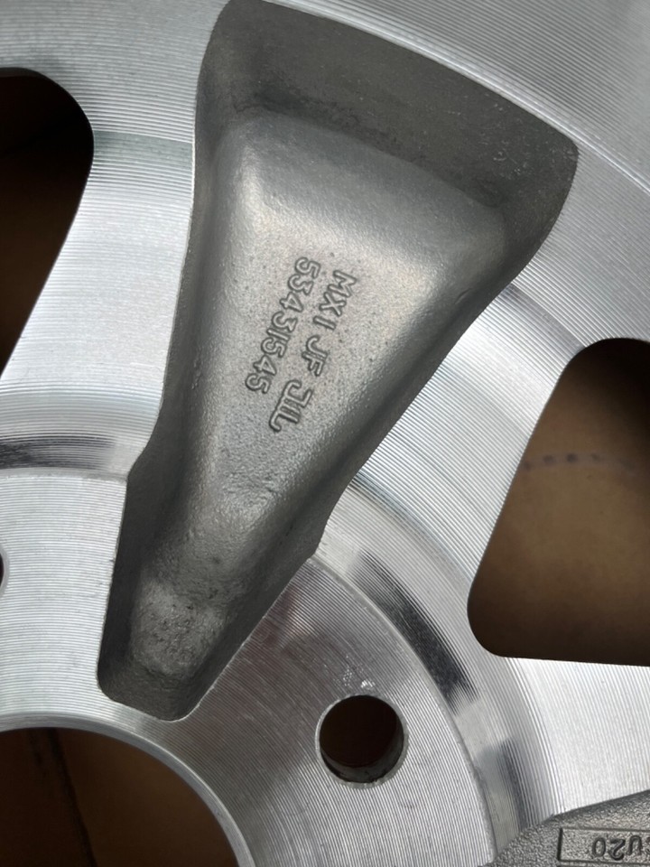 porsche 356 911 912 wheel 15X4.5 POLISHED NEW Maxilite fuchs style | eBay