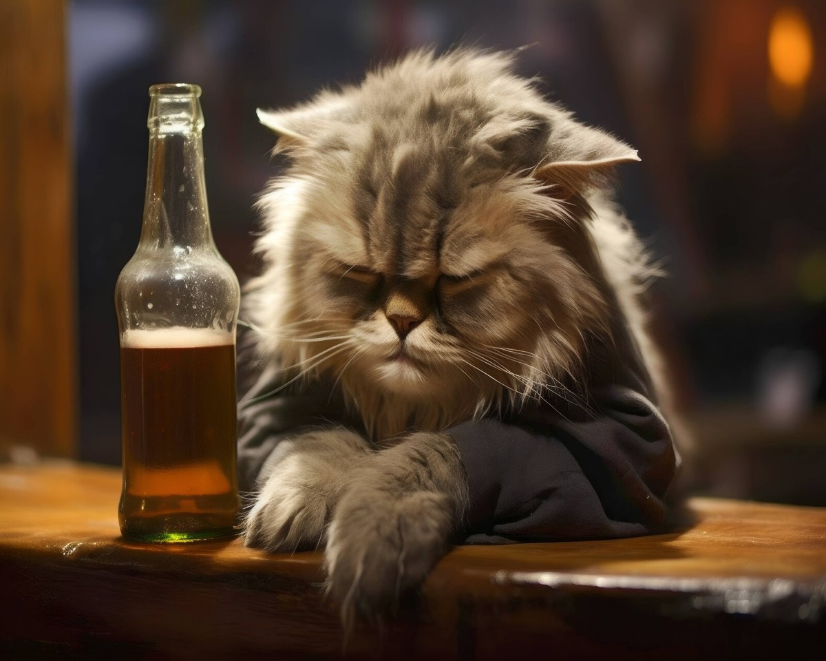 Cats With Beer
