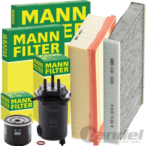Mann Filter Kit Diagnosi Auto Adatto A per Nissan Juke F15 / 1.5 DCI ...