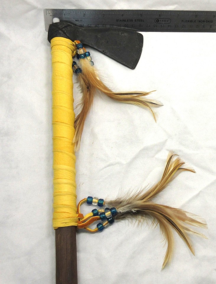 Native American Tomahawk, War Club, Cherokee Made, Battle Axe ...